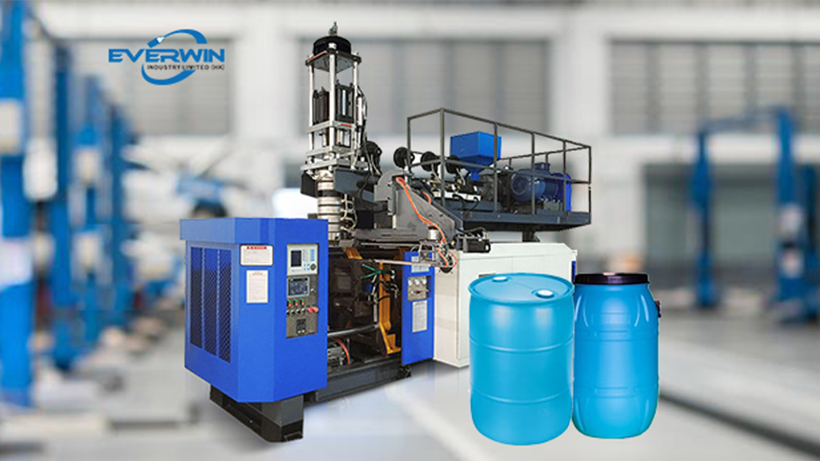 200L Plastic Drum Barrel Extrusion Blow Molding Machine - machine